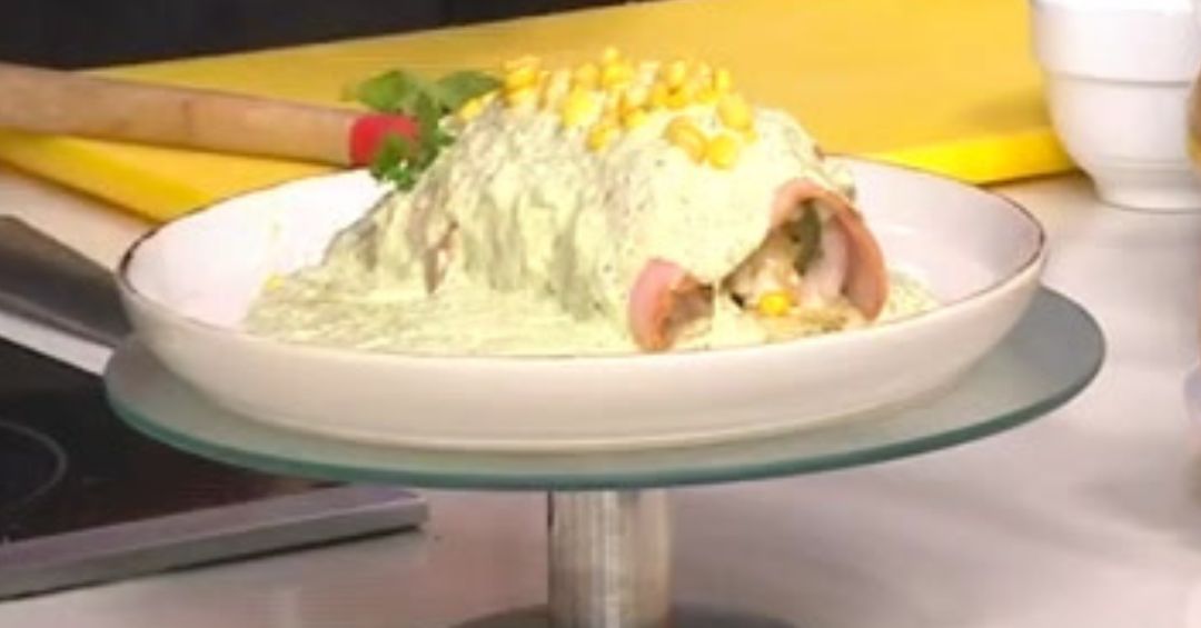 Rollo de pollo poblano: la receta infaltable para la familia esta ...