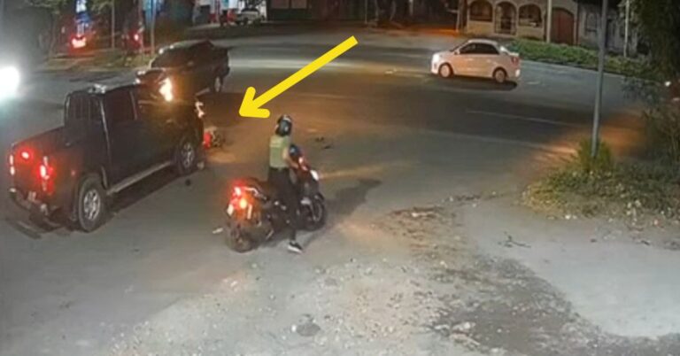 Conductor huye tras atropellar a motociclista en cruce de Managua ...